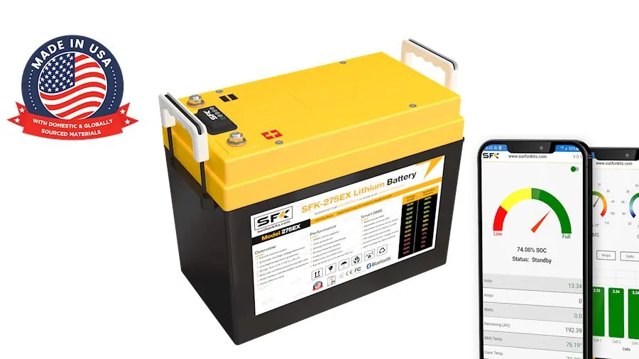 Sun Fun Kits SFK-275EX 3.6 kWh 12v Endurance Dual Mode Heating Victron ...