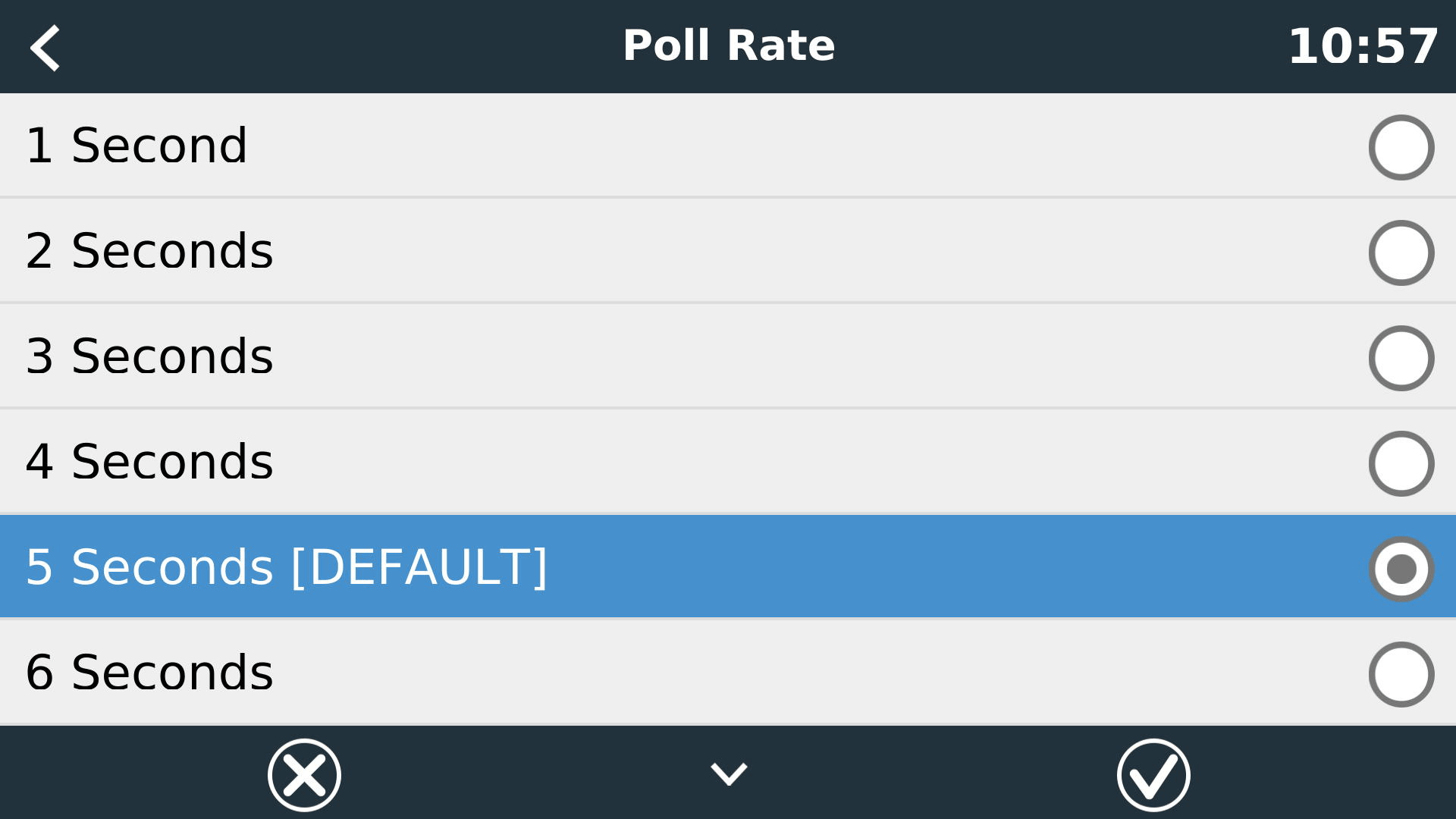SFK Venus OS Driver - Driver Settings - Poll Rate